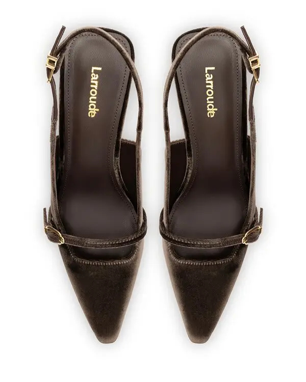 Larroude Ines Slingback Pumps