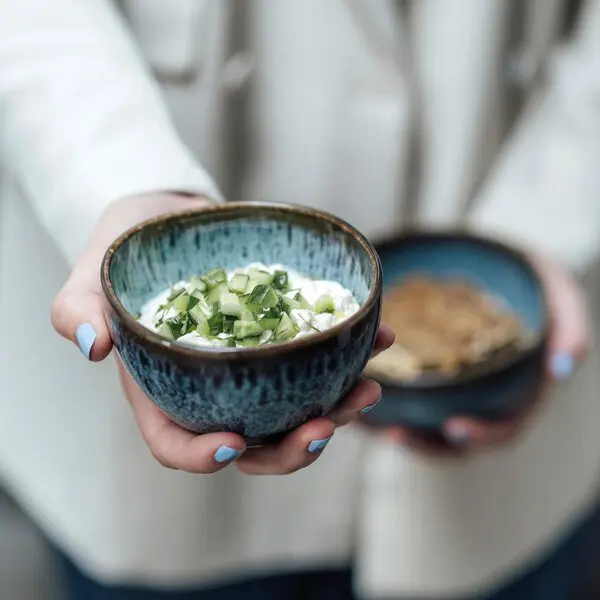 VILLEROY & BOCH Lave Glace Small Rice Bowl - Blue