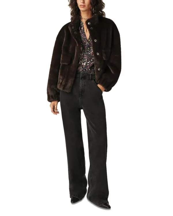 Ba&sh Paros Faux Fur Coat