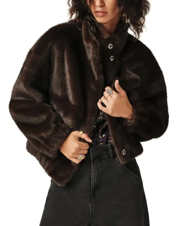 Ba&sh Paros Faux Fur Coat