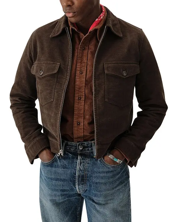 Buck Mason Station Cotton Doeskin Jacket Walnut Editorialist