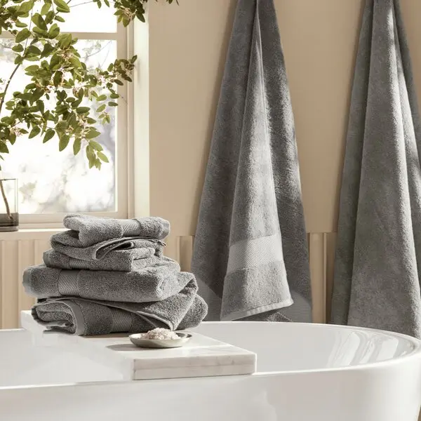 BOLL & BRANCH 6 Piece Plush Bath Sheet Set - Stone