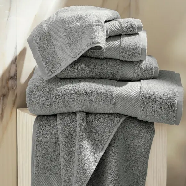 BOLL & BRANCH 6 Piece Plush Bath Towel Set - Shore