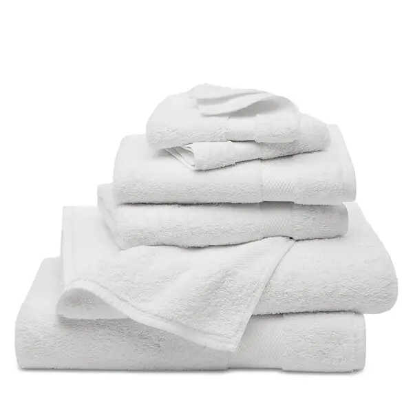 BOLL & BRANCH 6 Piece Plush Bath Towel Set - White