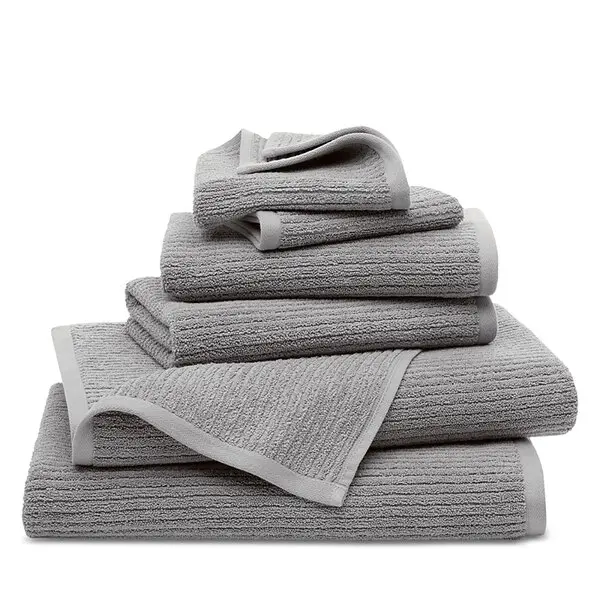 BOLL & BRANCH 6 Piece Spa Bath Towel Set - Stone