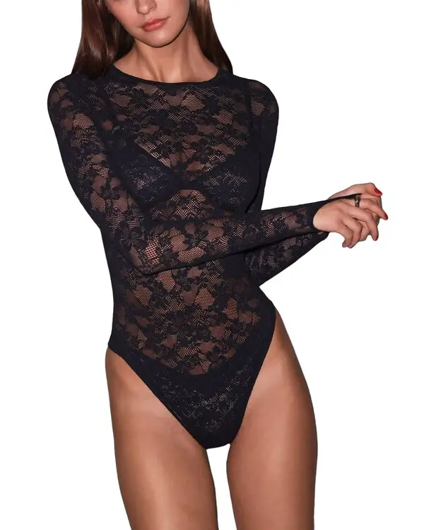 FLEUR DU MAL Le Stretch Thong Bodysuit