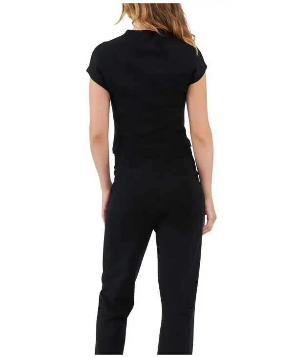 RIPE MATERNITY Kira Short Sleeve Nursing Knit Sweater