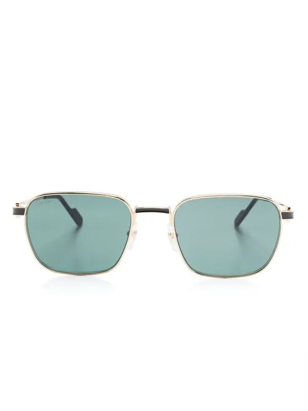 CARTIER Square-frame Sunglasses - Gold