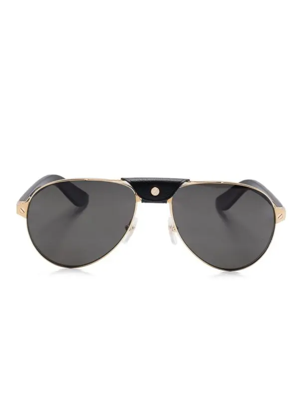 CARTIER Santos Sunglasses - Black