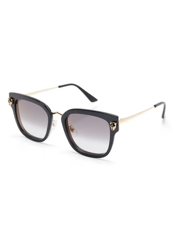 CARTIER Butterfly-frame Sunglasses - Black