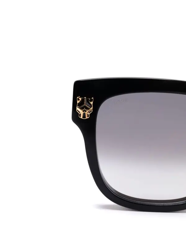 Cartier Butterfly-frame Sunglasses - Black