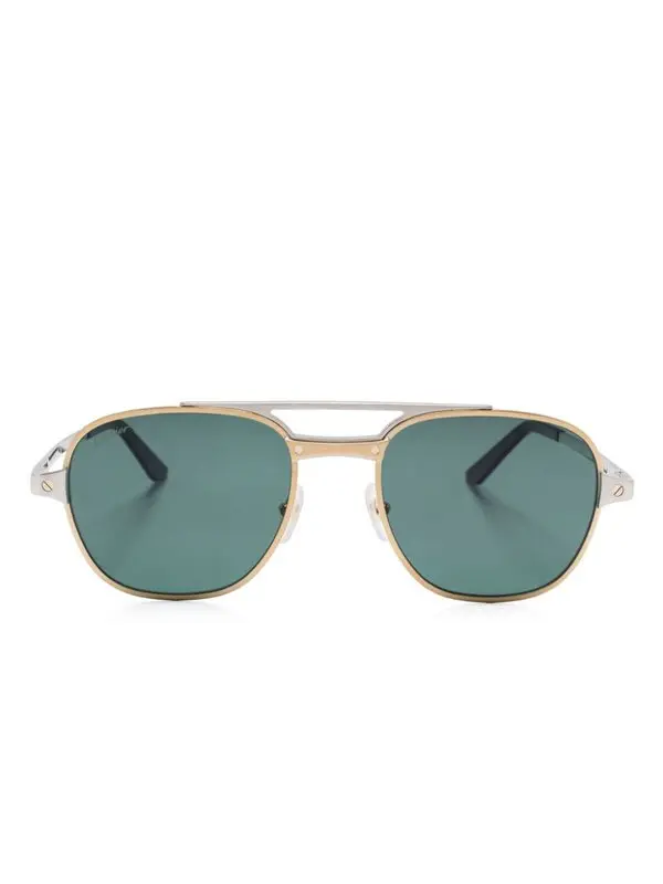 CARTIER Santos Sunglasses - Silver