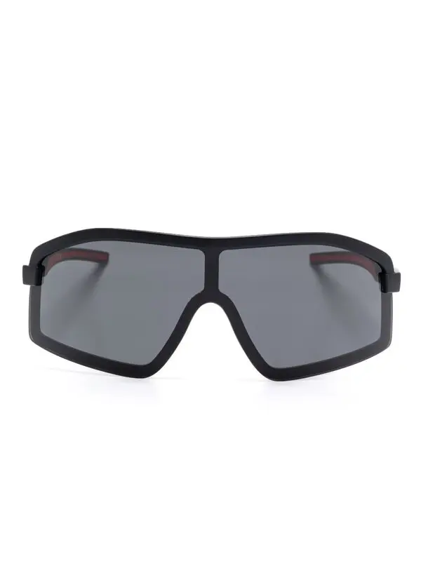 FERRARI Shield-frame Sunglasses - Black