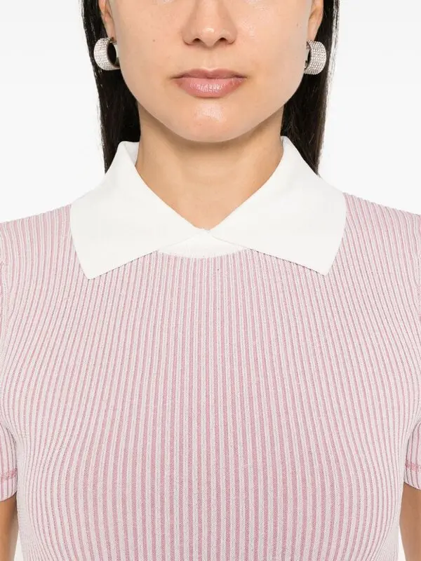 Gcds Contrasting Collar Mini Dress