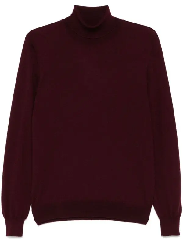 FILERIA Virgin Wool Roll Neck Sweater