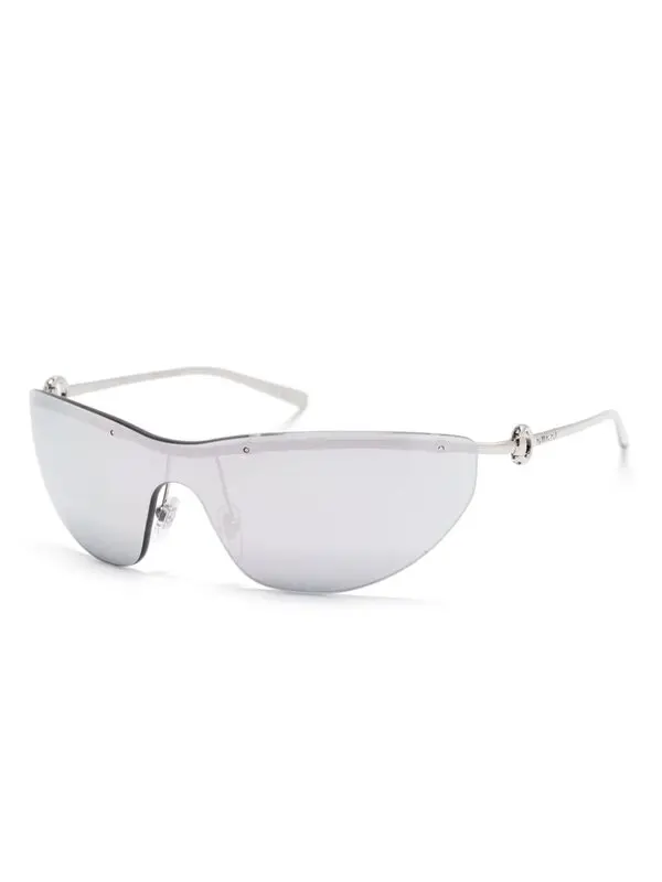 Gucci Biker-frame Sunglasses - Silver