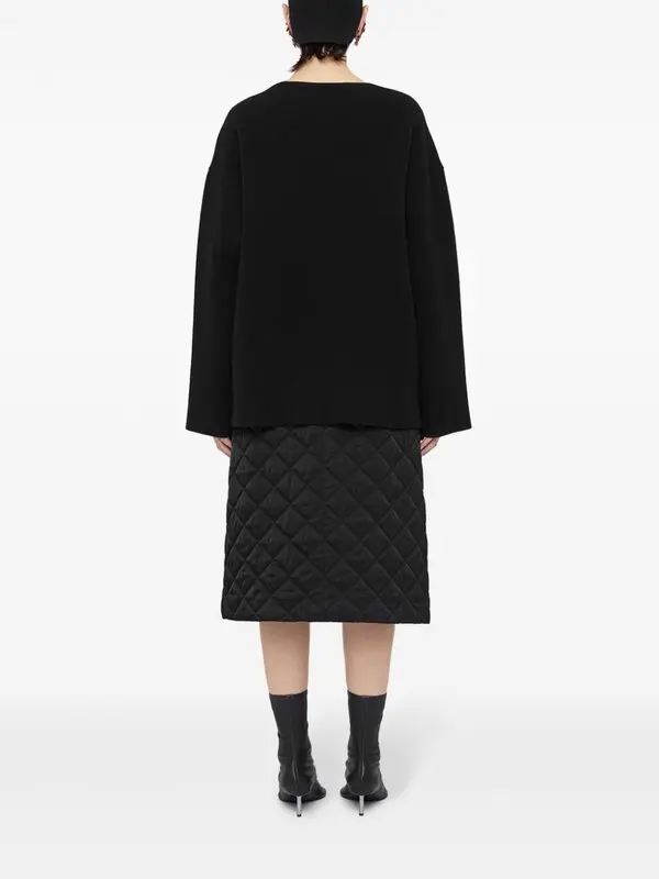 JIL SANDER A-line Midi Skirt
