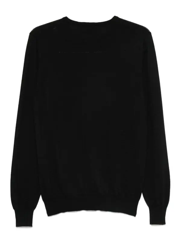 D4.0 Virgin Wool Sweater - Black