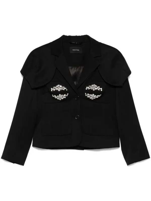 Simone Rocha Crystal-embellished Jacket