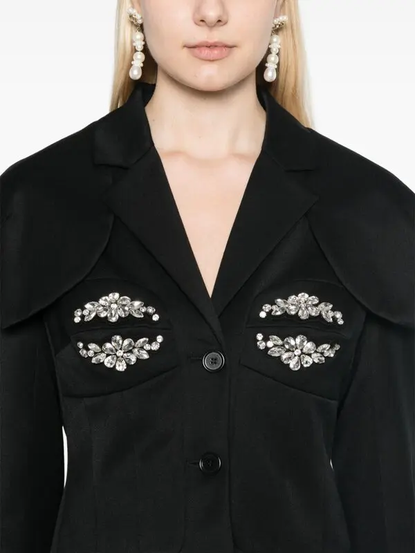 Simone Rocha Crystal-embellished Jacket