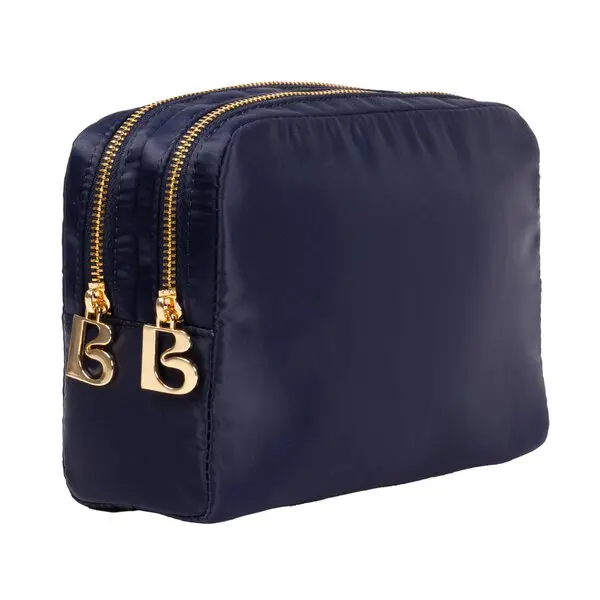 BLUEMERCURY Double Zip Cosmetic Bag
