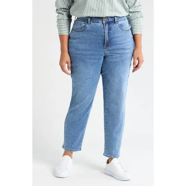 Universal Standard Dylan High Waist Jeans - Classic Washed Blue
