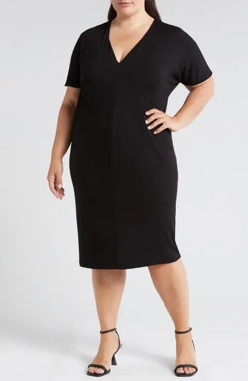 Universal Standard Teresa Jersey Shift Dress - Black