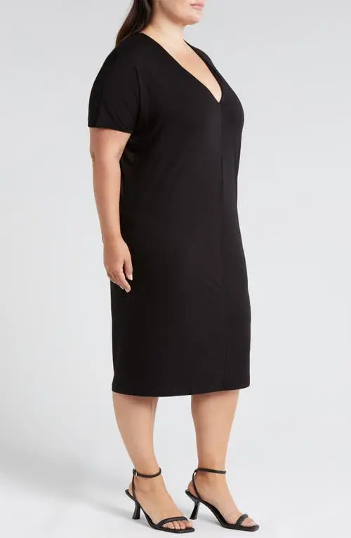 Universal Standard Teresa Jersey Shift Dress - Black