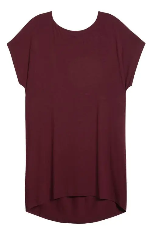 Universal Standard Helen Shift Dress - Black Cherry