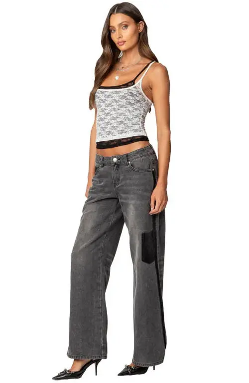 EDIKTED Wynnie Layered Lace Camisole