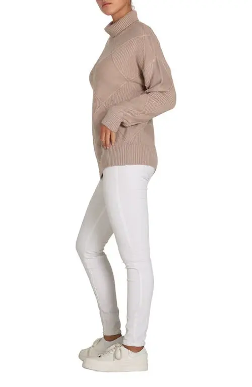 BELLE & BLOOM The Academy Turtleneck Jumper - Oat