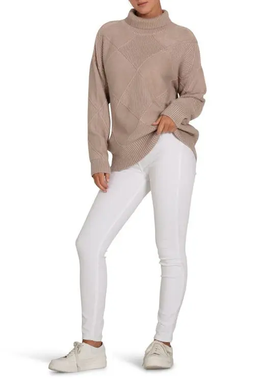 BELLE & BLOOM The Academy Turtleneck Jumper - Oat
