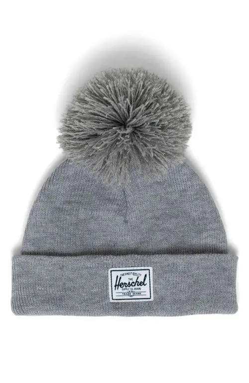 Herschel Supply Co. Baby Pom Beanie - Heather Light Grey