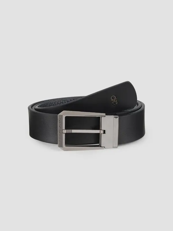 FERRAGAMO Classic Leather Buckle Belt