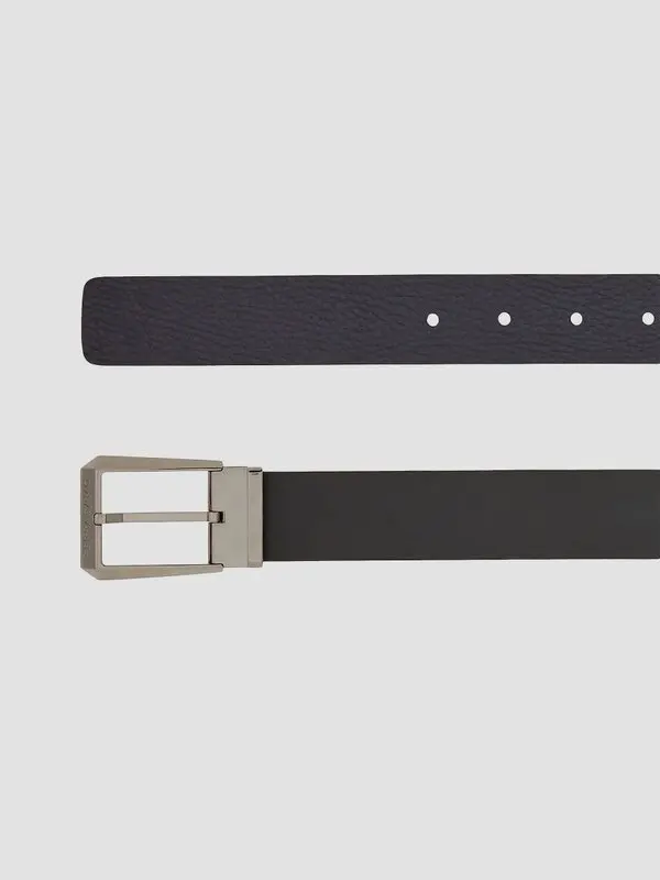 FERRAGAMO Classic Leather Buckle Belt