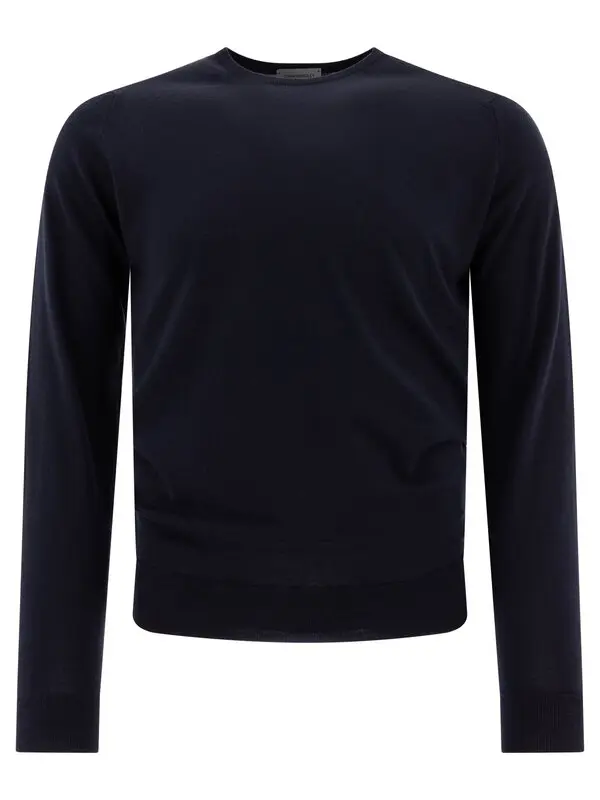 John Smedley Lundy Crew-neck Sweater - Blue