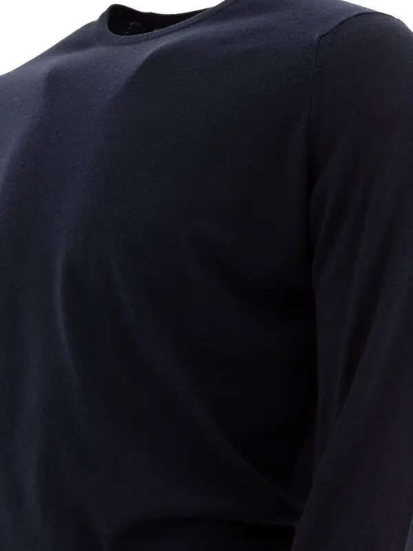 John Smedley Lundy Crew-neck Sweater - Blue