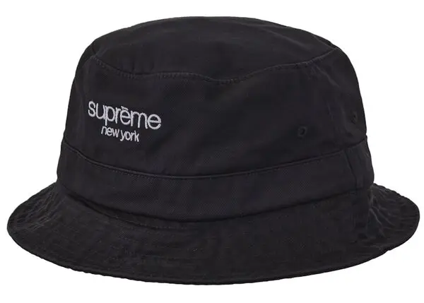 Supreme Classic Logo Crusher Hat - Black