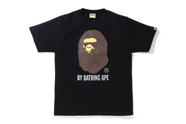 A BATHING APE Glitter Bathing Ape Tee Shirt - Black
