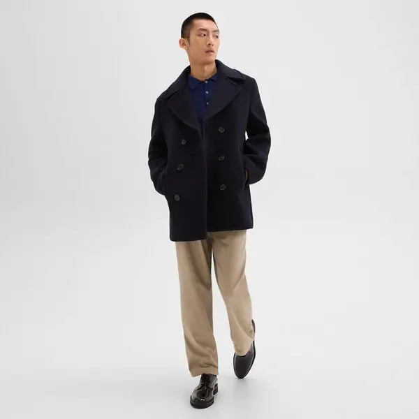 Theory Peacoat In Recycled Wool