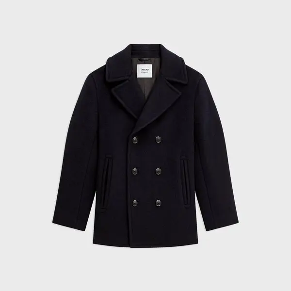 Theory Peacoat In Recycled Wool