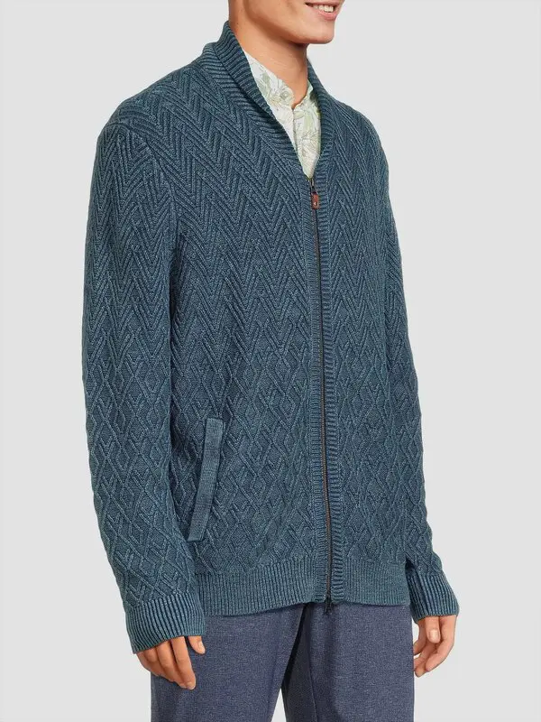 Tommy Bahama Sunbreak Full-zip Shawl Cardigan