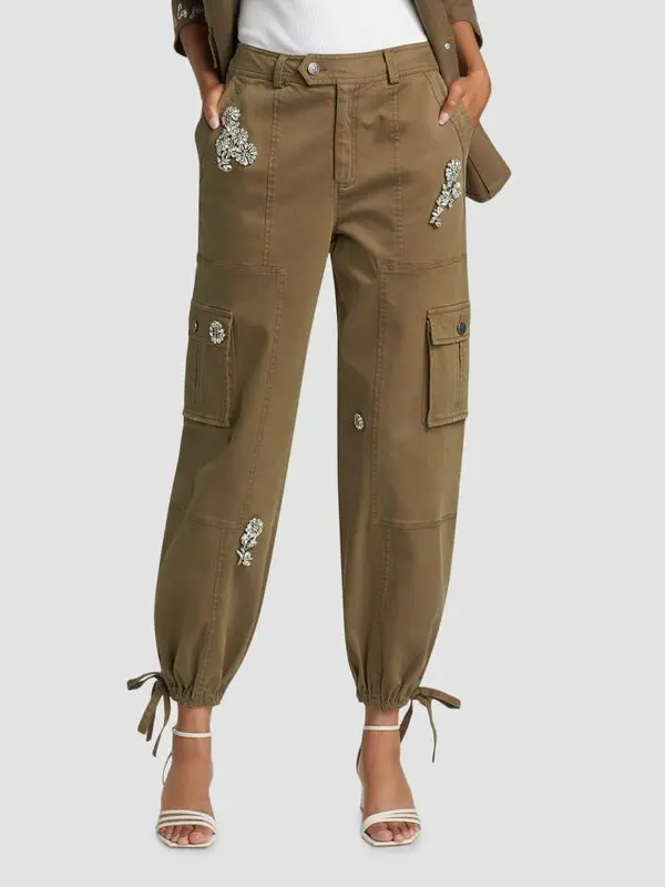 Cinq À Sept Zola Embellished Jogger Pants