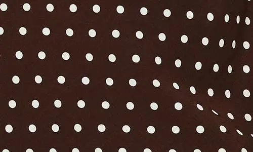 Princess Polly Nellie Polka Dot Mini Dress - Brown | Editorialist