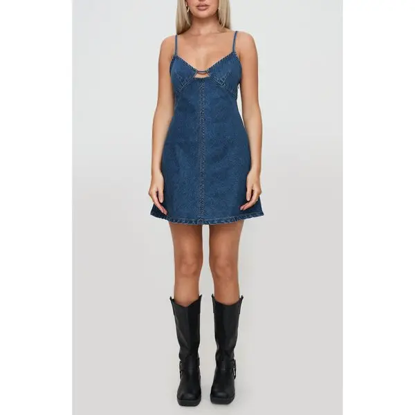 Princess Polly Arwen Denim Mini Dress