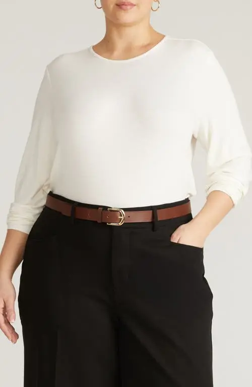 Universal Standard Joan Relaxed Fit T-shirt - White