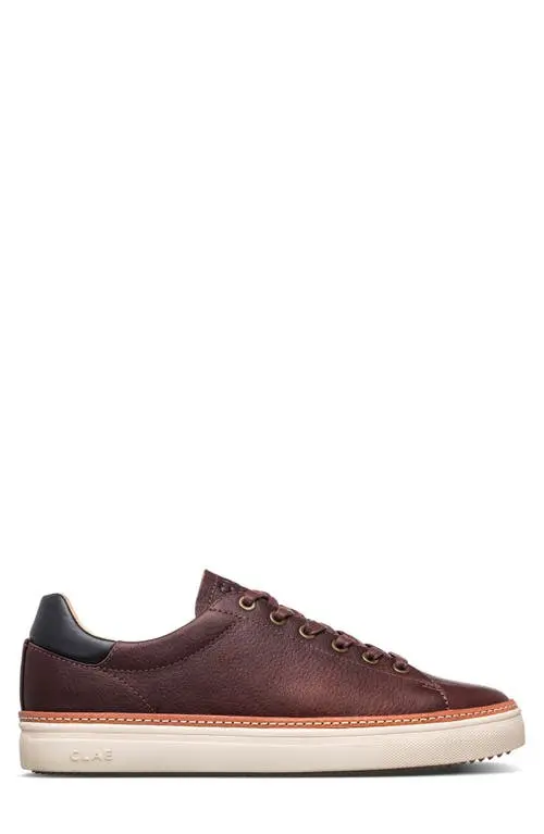 Clae Bradley Leather Welt Sneakers - Cocoa Leather