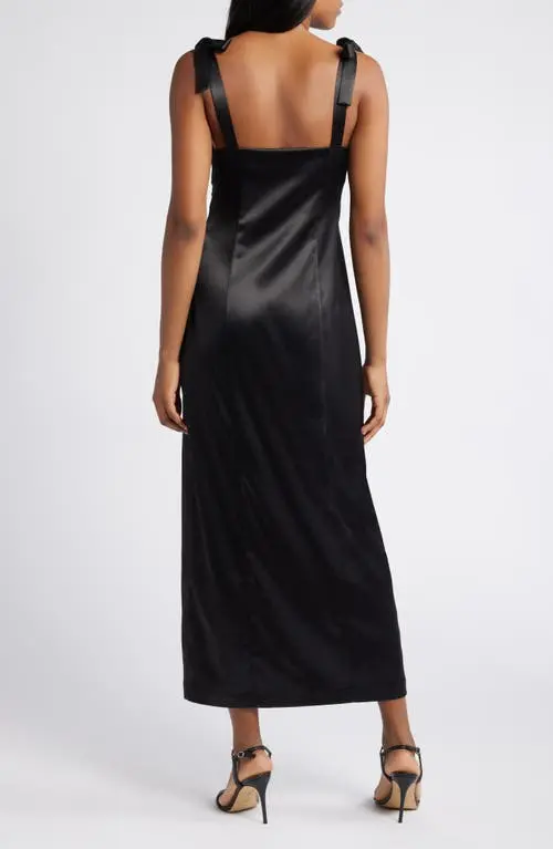 see through dress lace Black Boned Lace Dress | Gothic Bustier Gown