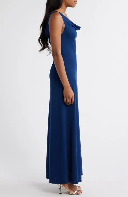 WAYF The Tamara Cowl Neck Gown