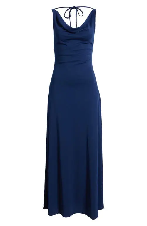 WAYF The Tamara Cowl Neck Gown
